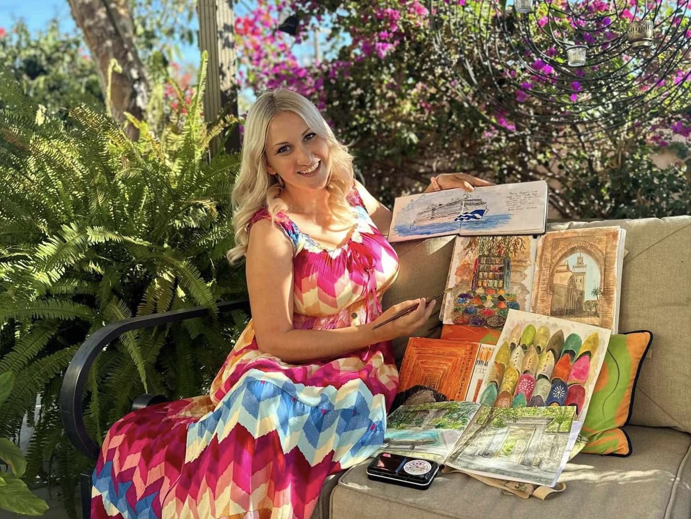 Art Journaling Vietnam with Sarah Jean Bryson